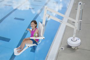 Splash Pool Lift Semi Portable - Dolphin Mobility Hoists