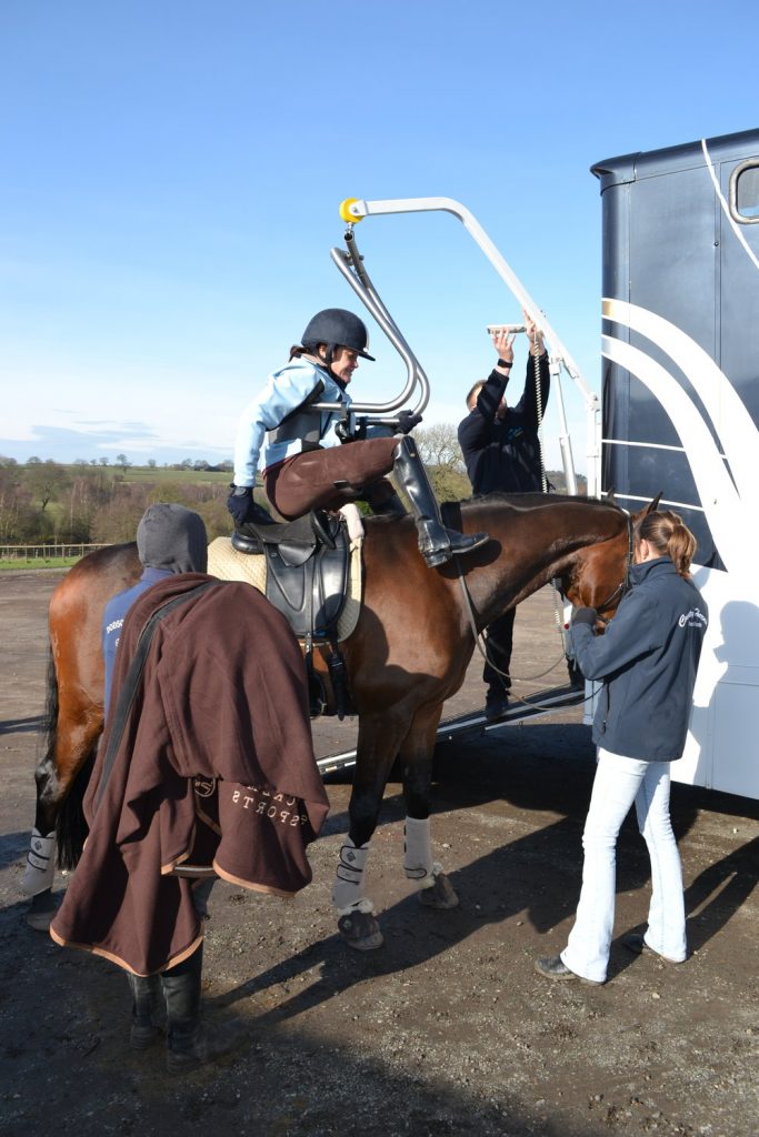 Para Rider Horsebox Mounted Disabled Riding Hoist